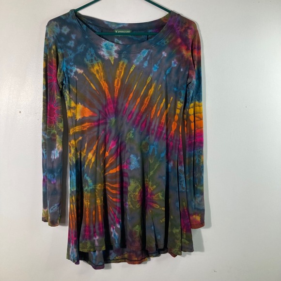 Kathmandu | Tops | Womens Kathmandu Imports Tie Dye Long Sleeve Tunic ...